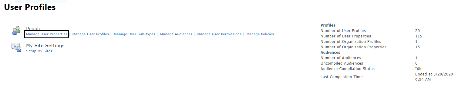 Add And Edit User Profile Properties In Sharepoint