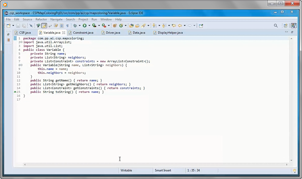 Prototype Project: CSP (Constraint Satisfaction Problem) Map Coloring w ...