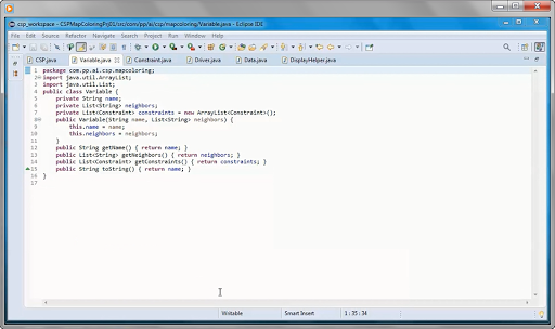 Prototype Project: CSP (Constraint Satisfaction Problem) Map Coloring w ...