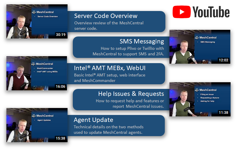 MeshCentral - YouTube, Improved Reports, Traffic Accounting, Session Recordings