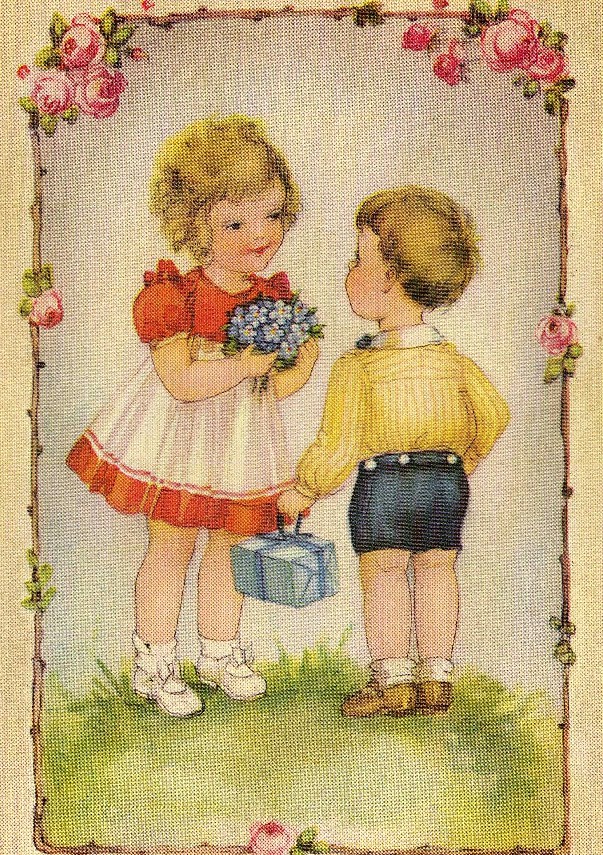 Miss Jane: Easter & Spring Vintage Postcards 2