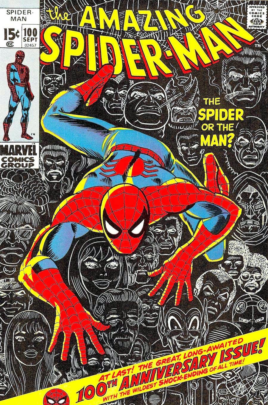 Amazing Spider-Man #100 - Milestone issue - Pencil Ink