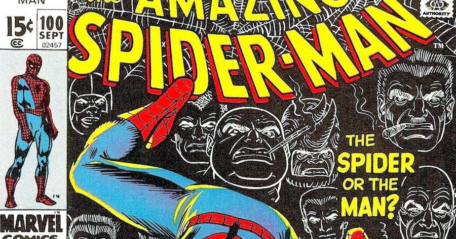 Amazing Spider-Man #100 - Milestone issue - Pencil Ink