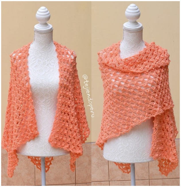 Ergahandmade: Crochet Heart Shawl + Video Tutorial