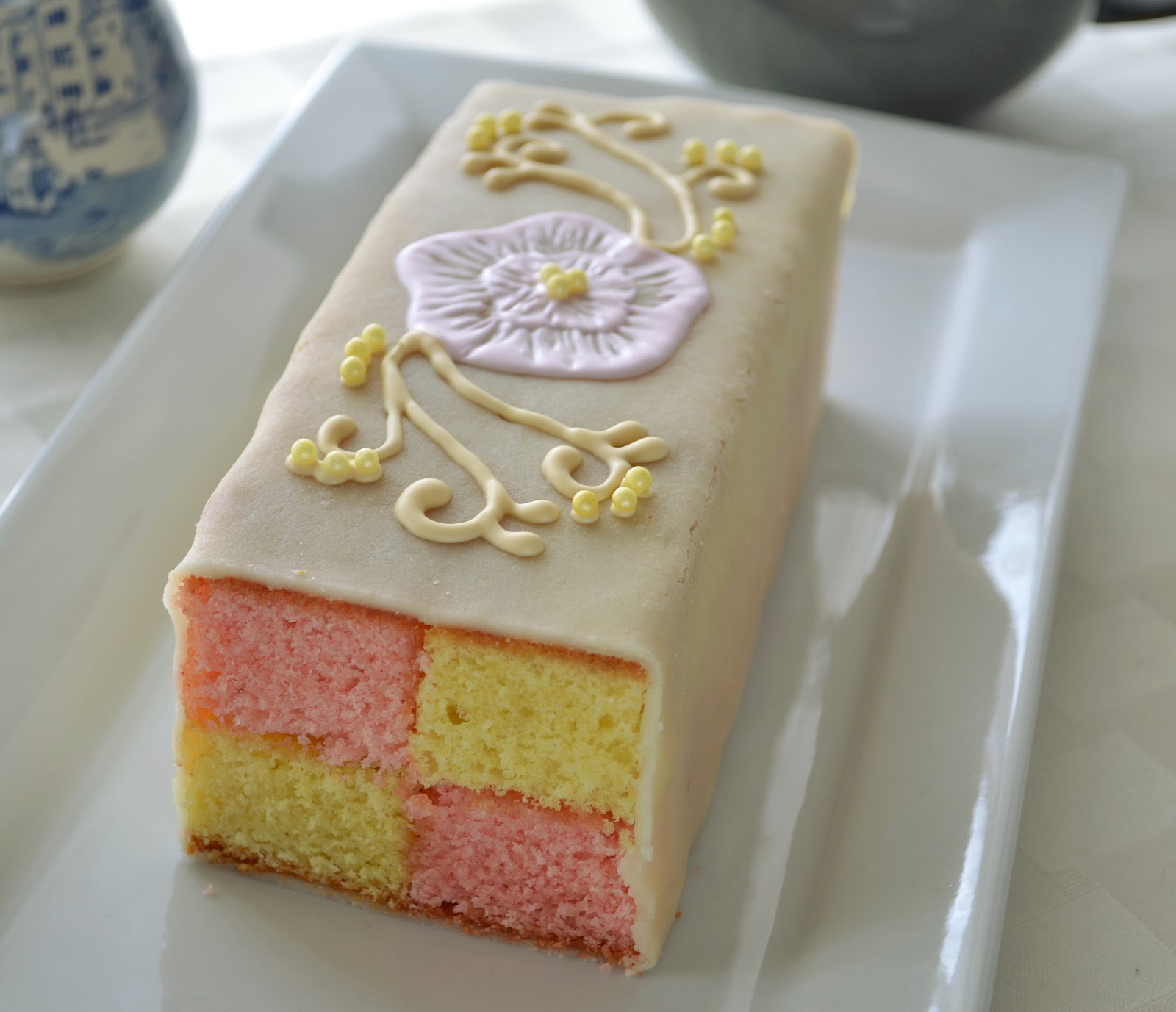 Battenberg Cake (Daring Bakers' Challenge) | Building Buttercream