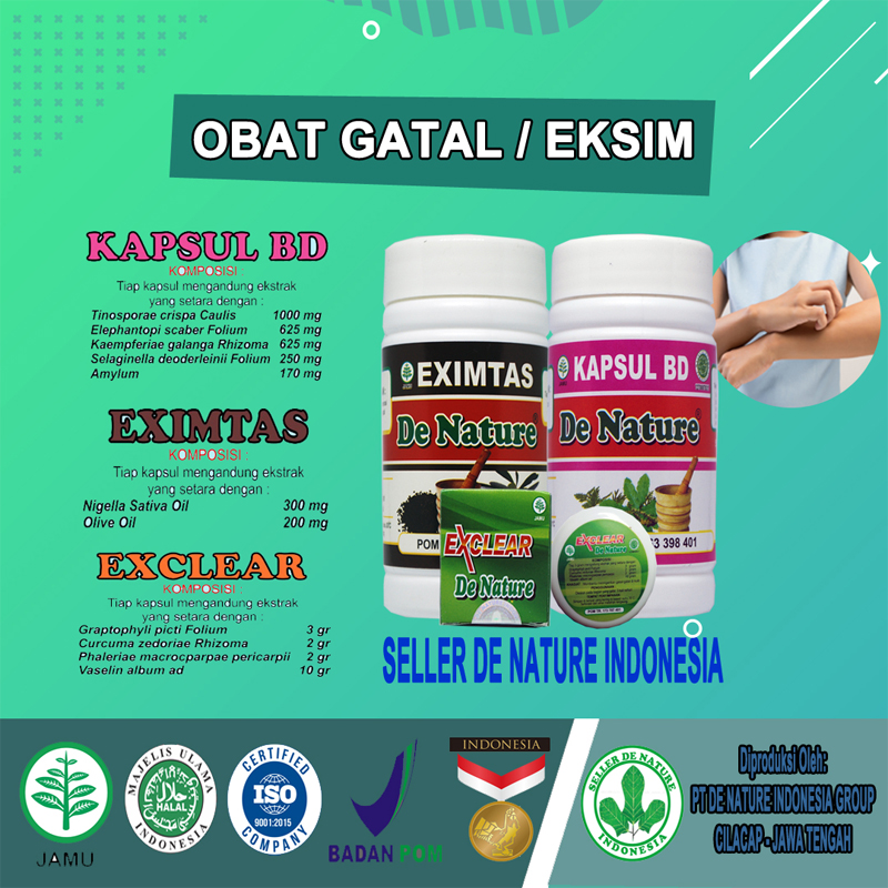 OBAT DARI KAMPUNG: KAPSUL DAN SALEP GATAL EKSIM YANG ADA DI APOTIK