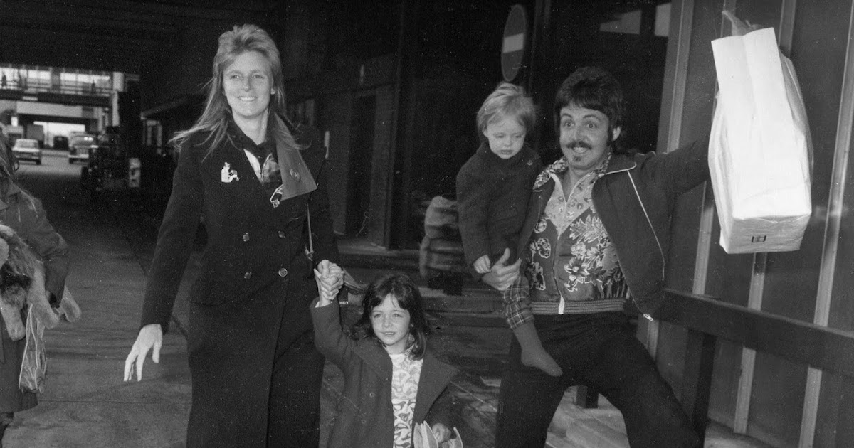 Meet the Beatles for Real: The goofy Paul with his lovely family