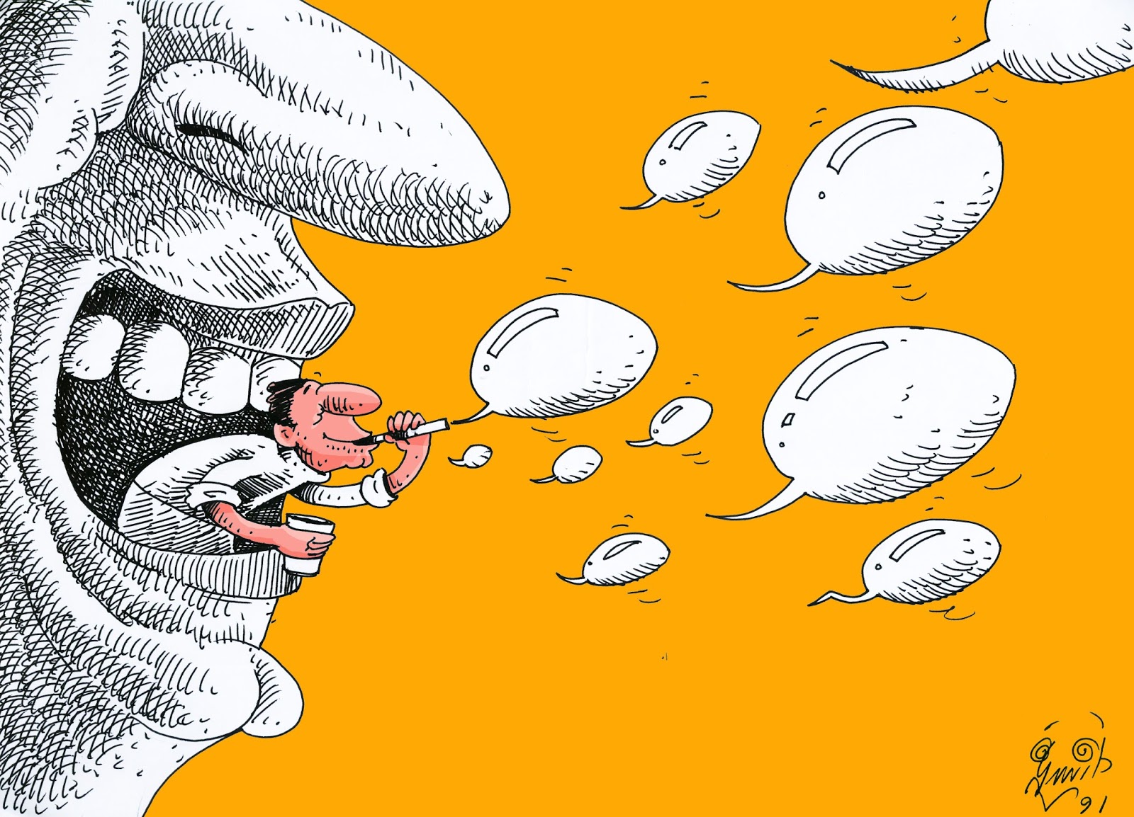 Overpopulation Editorial Cartoon