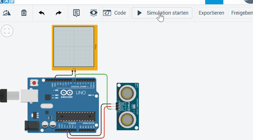 Simulationsprogram - ARDUINO UNO R3