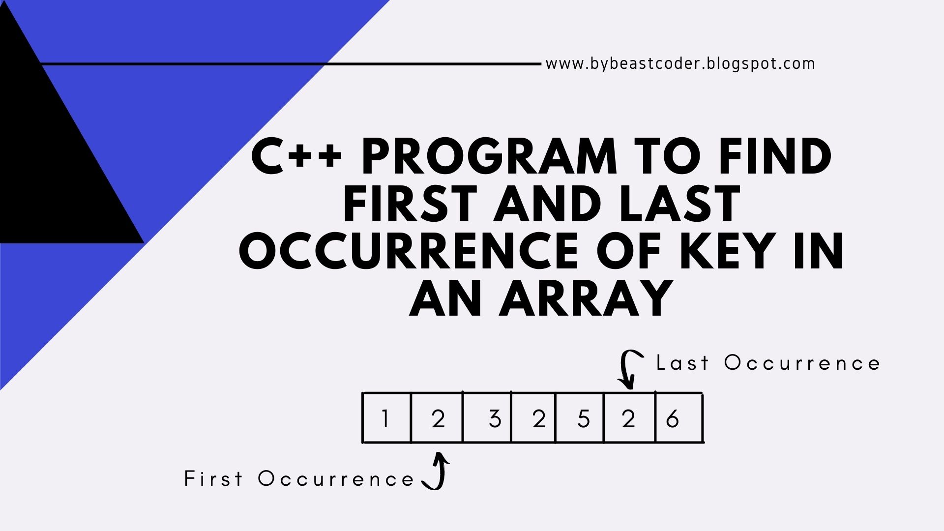 C Program To Find First And Last Occurrence Of Key In An Array Basic C Programs c-program-to-find-first-and-last-occurrence-of-key-in-an-array-basic-c-programs