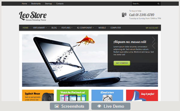 ¿Qué es Joomla?: Temas de Mojo de E-commerce para JoomlaSocial Media