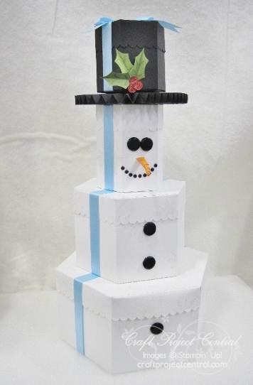 LW Designs Snowman Gift Box Tower lw-designs-snowman-gift-box-tower
