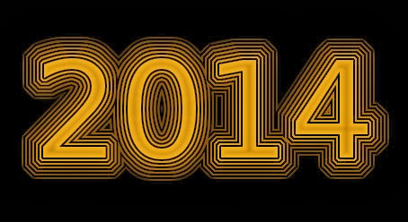 Cliparts and Images: Clipart image of 2014