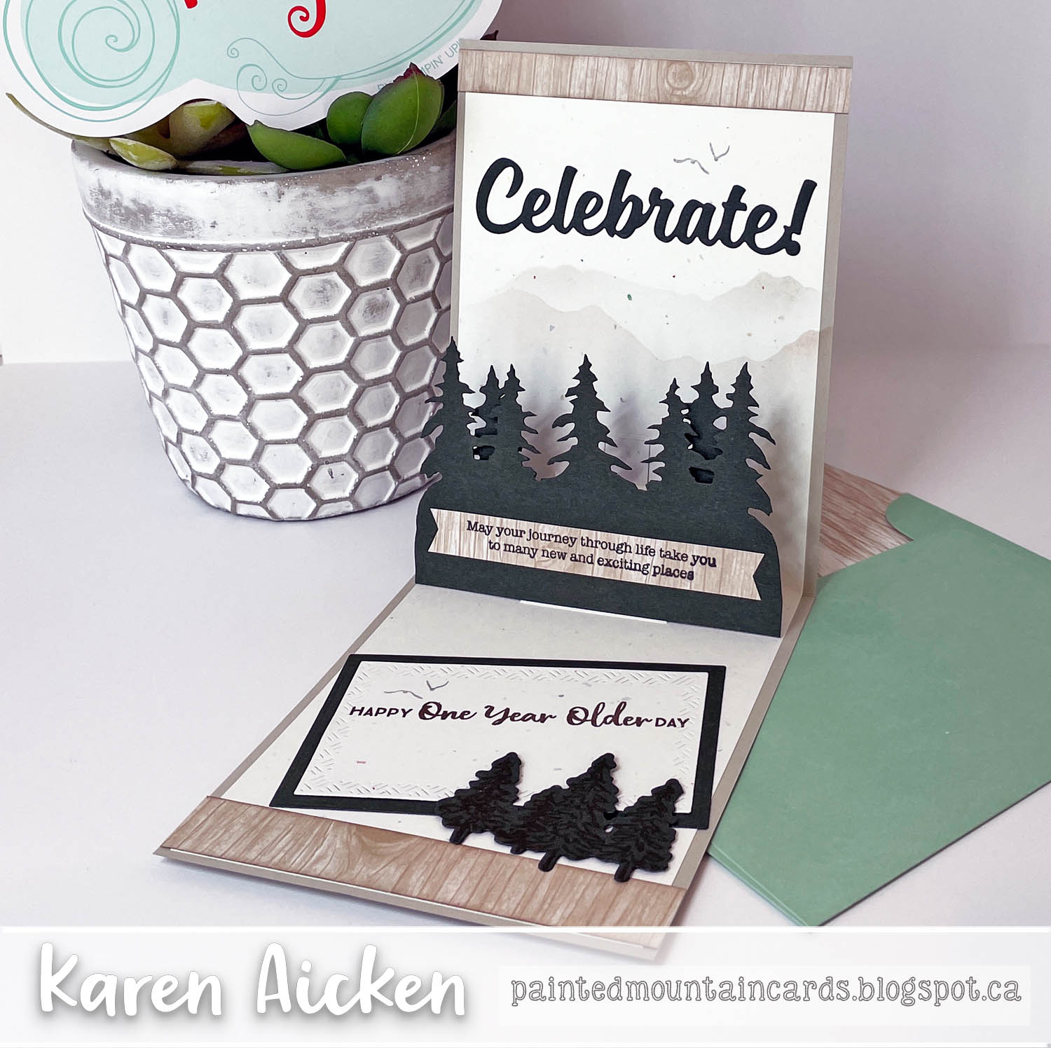 Painted Mountain Cards: Paper Pumpkin Alternate - Pop Up Trees Birthday ...