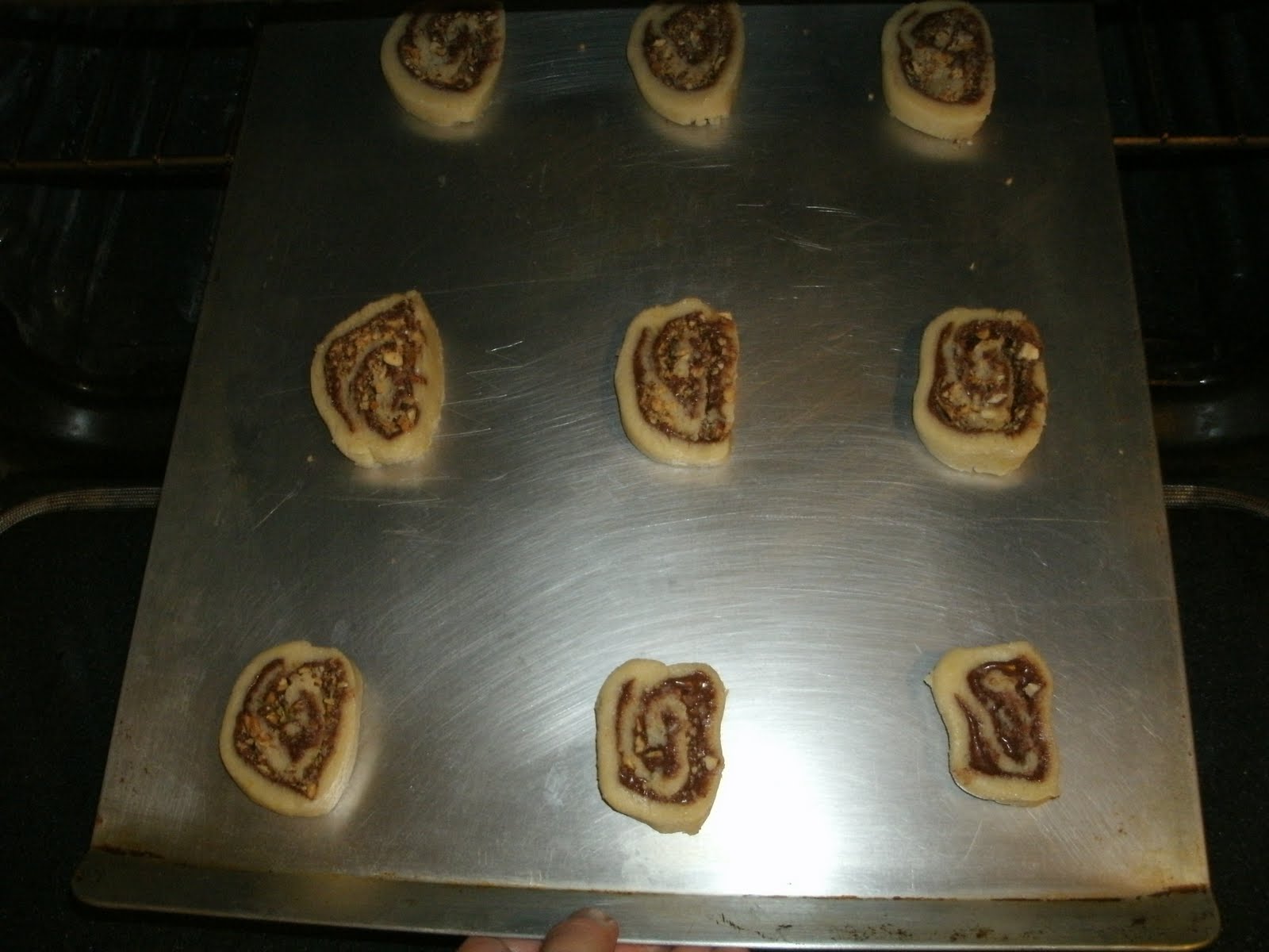 Sugared Sam: Orange Nutella Hurricane Cookies
