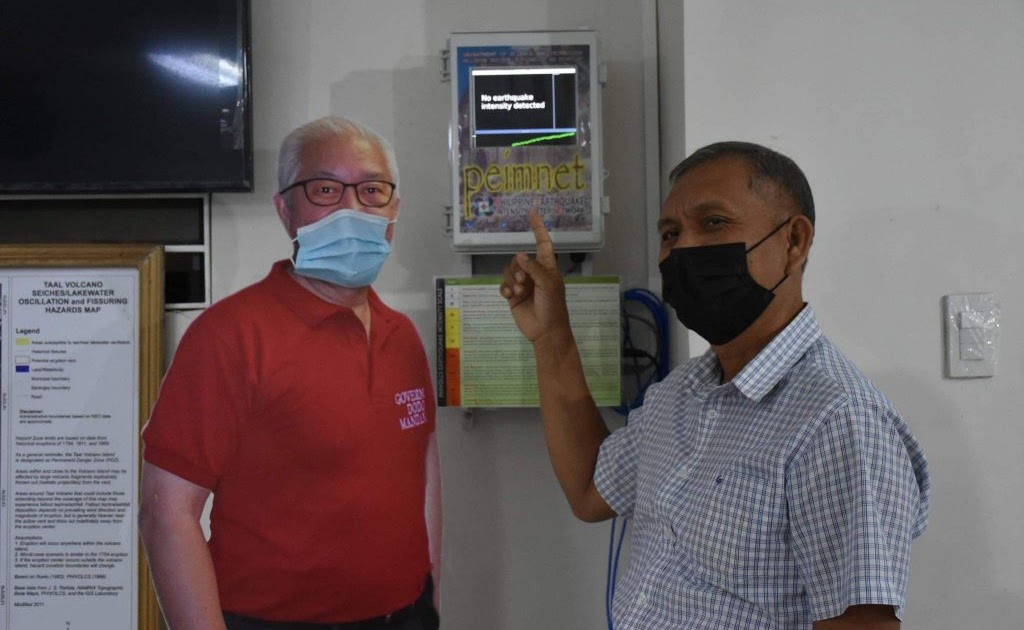 PHIVOLCS Earthquake Intensity Meter installed in Batangas PDRRMO ...