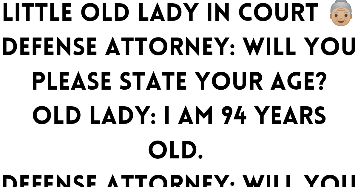 LITTLE OLD LADY IN COURT little-old-lady-in-court