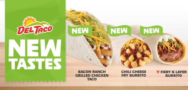 News: Del Taco - New Tastes Menu