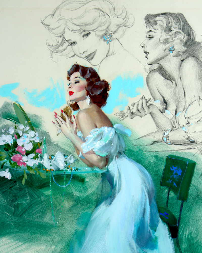 Al Buell Pin Up Art And Illustrations 40 Trading Cards