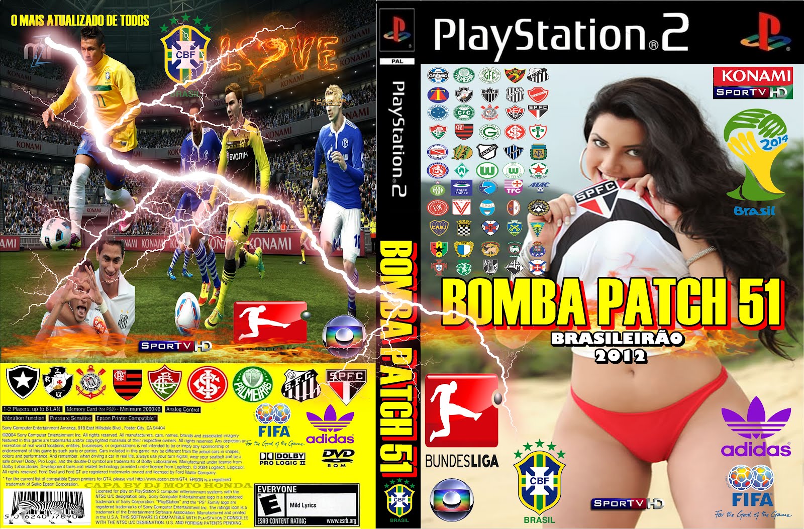.: BOMBA PATCH 2012 e 2013 ps2