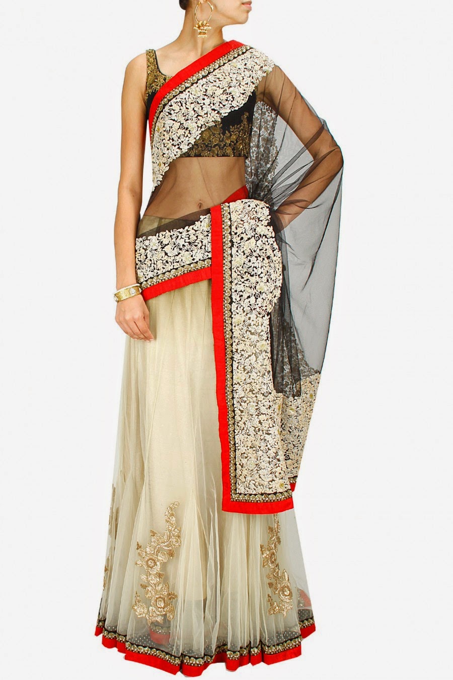 Beautiful Online Saris by Famous Fashion Designer Sabyasachi - Vega ...
