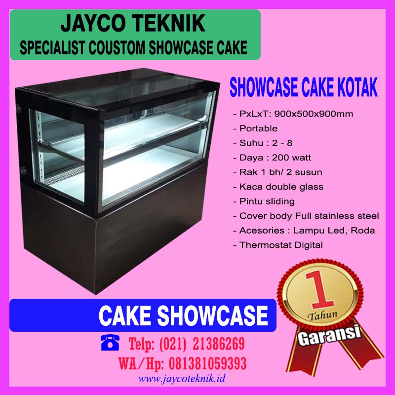 Showcase Cake:Cake showcase murah,cake display