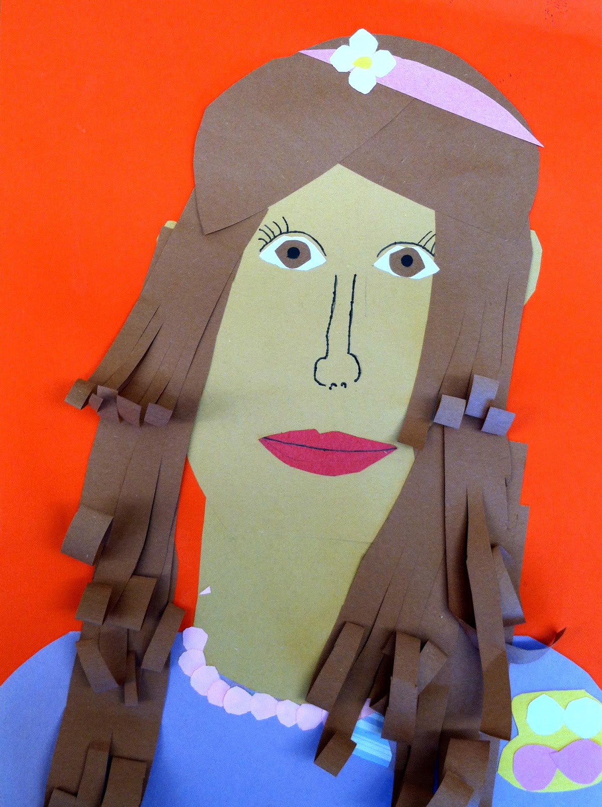Olive ART! Do You???: Cut Paper Portraits