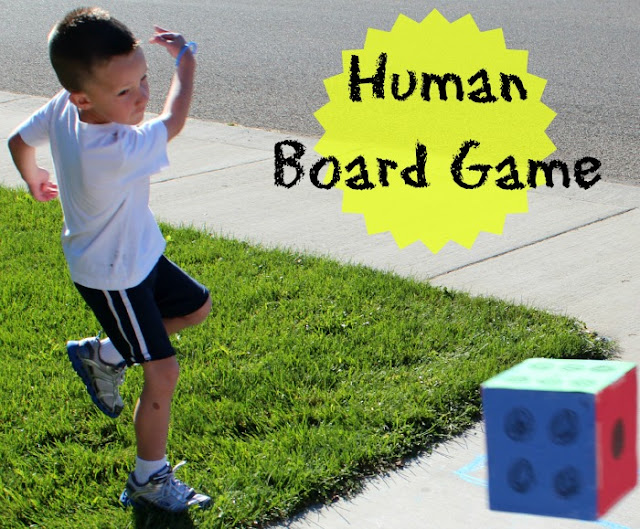 Educational Carnival Games: Human Board Game - True Aim