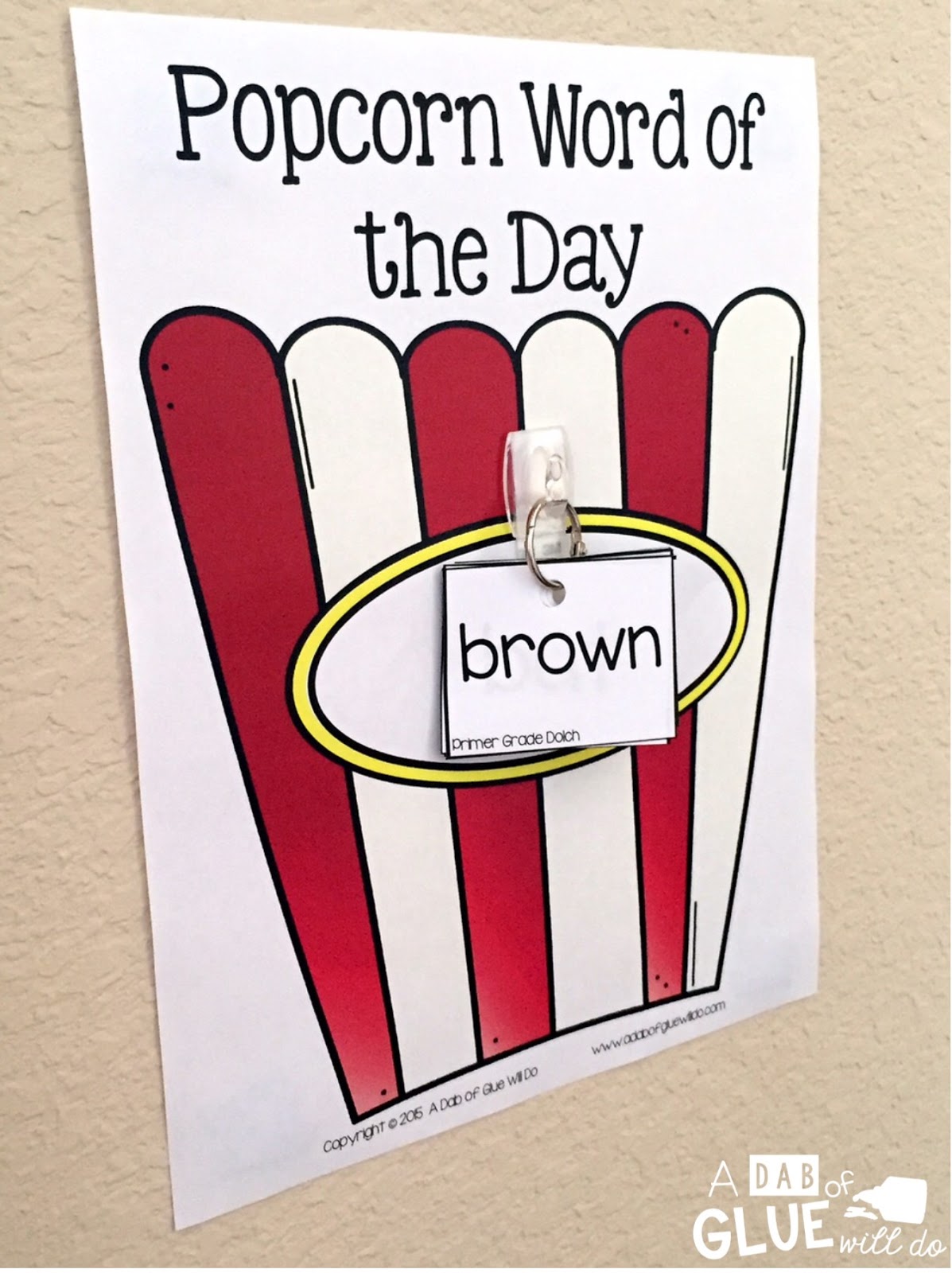 A Dab of Glue Will Do: Winner Wednesday: Popcorn Words Bundle: Dolch Primer