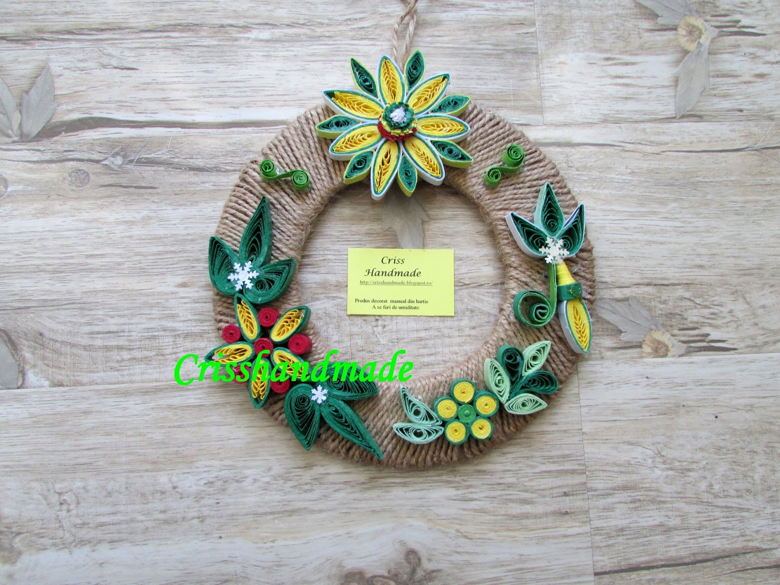 Criss handmade: Coronite Craciun handmade