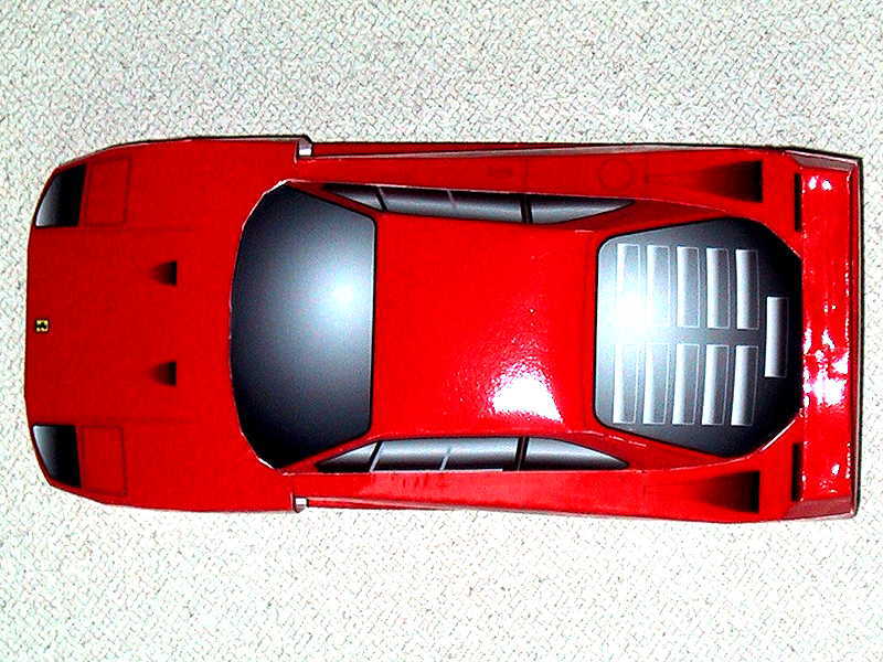 Ferrari F40 Papercraft | Paperized Crafts