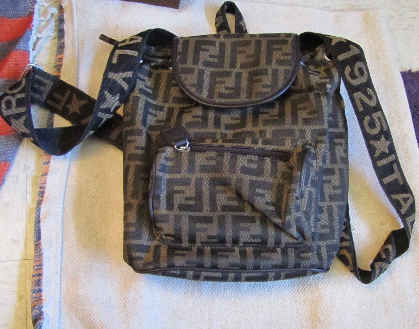 SHOP RightUpYourAly: Authentic FENDI Mini Backpack FOR SALE $200