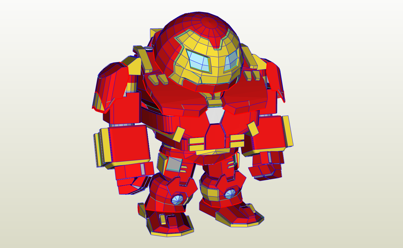Papercraft Hulkbuster ver. Nadask - Passa o PDO