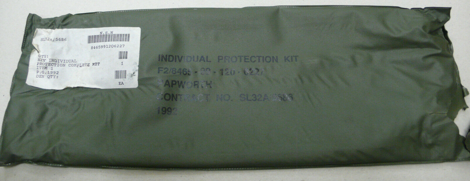 Webbingbabel: British Army Individual Protection Kit / Shelter Kit