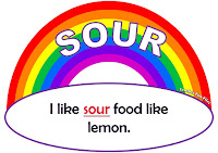 Teacher Fun Files: Rainbow Flashcards | Adjectives Used in Sentences