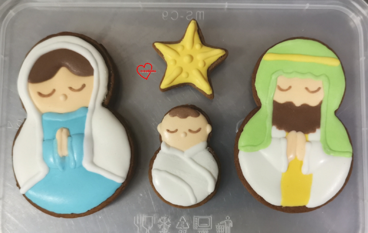 Loving Creations for You: Nativity Gingerbread Cookies (no-chill, no ...