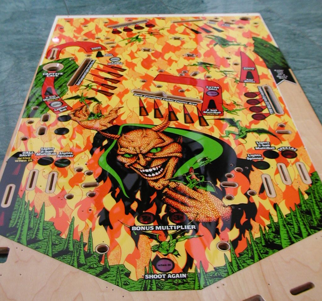 MONSTER BRAINS: Pinball Machines - Devils and Demons