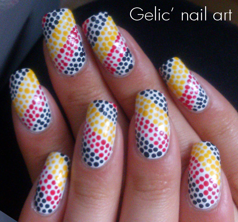 Gelic' nail art: German dotticure