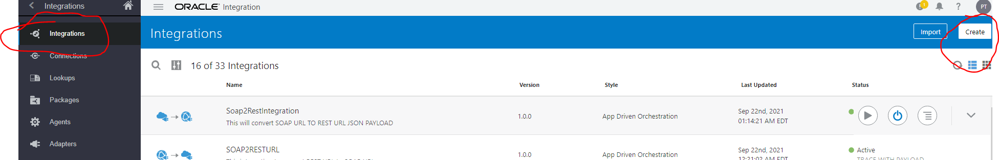 Creating a REST API with JSON payload in OIC to read CSV based files