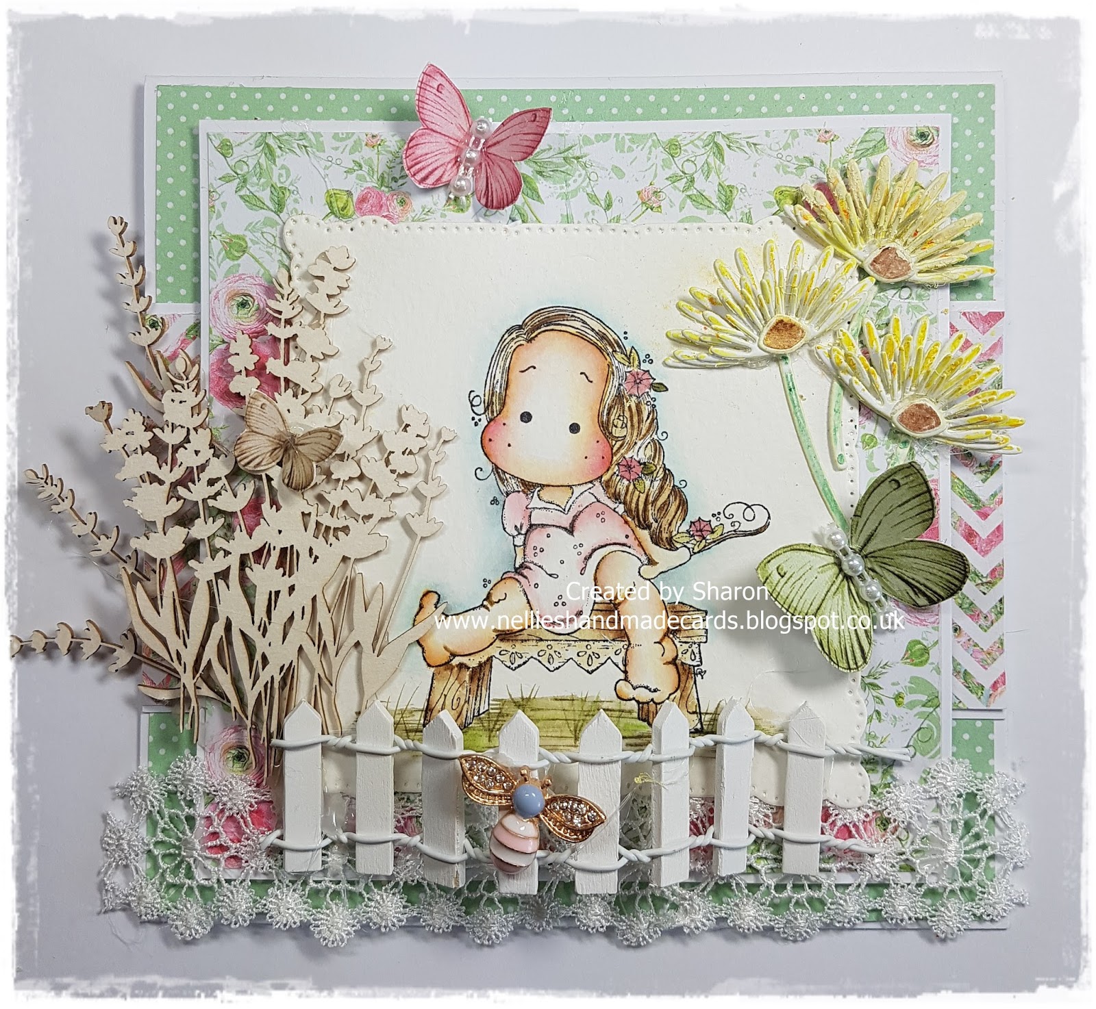 Nellie's Handmade Cards. .: Magnolia Stamps - Flower girl