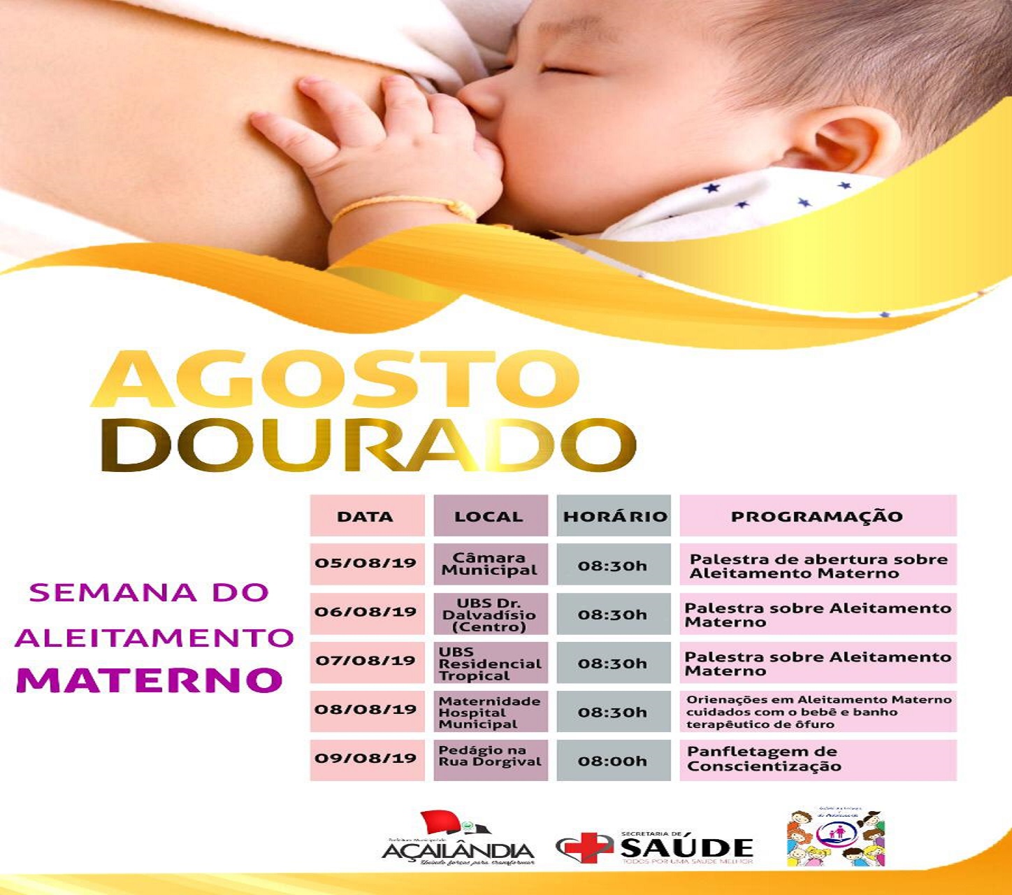 Informação E Atualidade Agosto Dourado Prefeitura De Açailândia