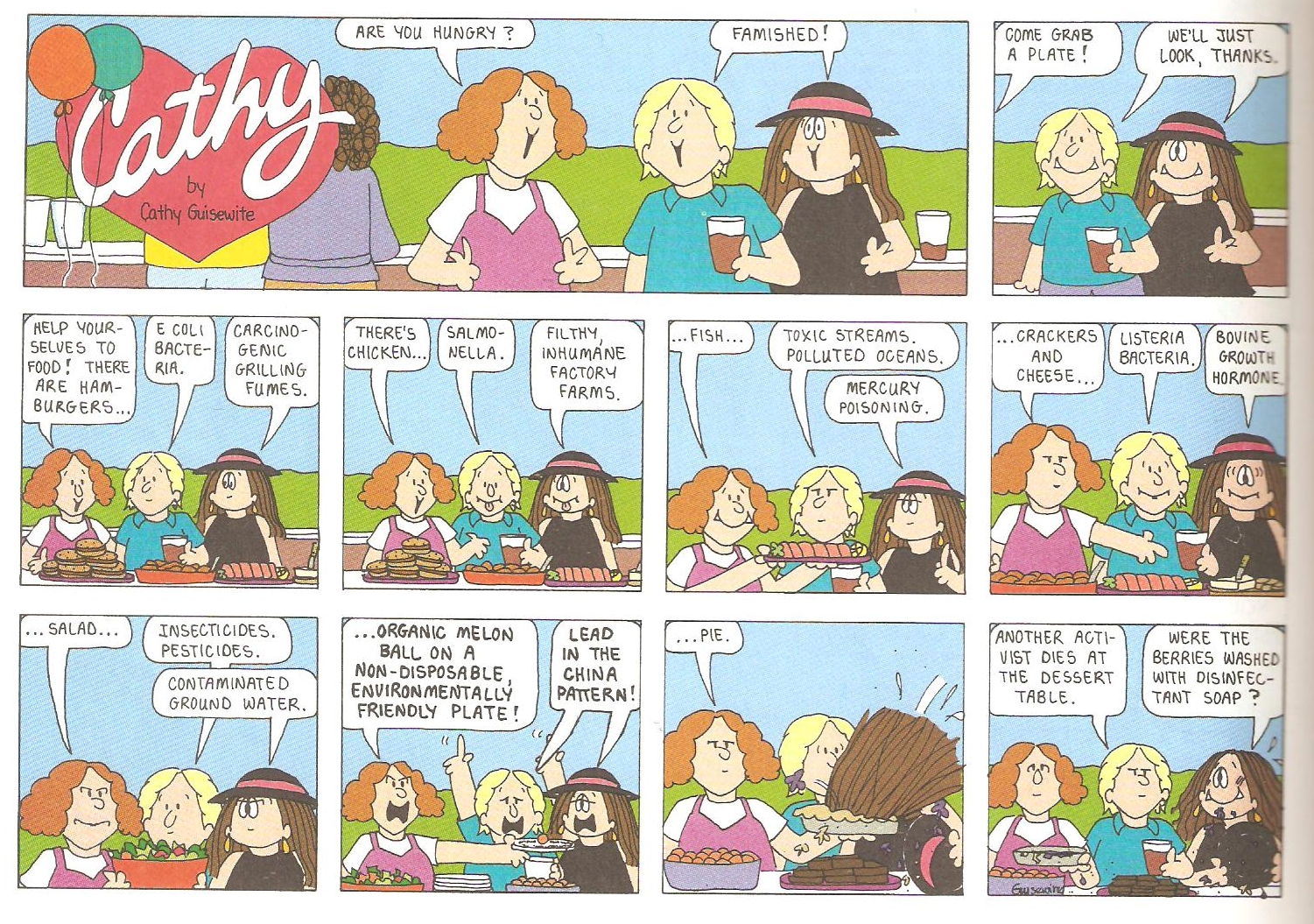 Sunday Comics Debt: Weird Romance: Cathy & Alex