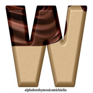 M. Michielin Alphabets: 4-CHOCOLATE ALPHABET, september, 2019, # ...