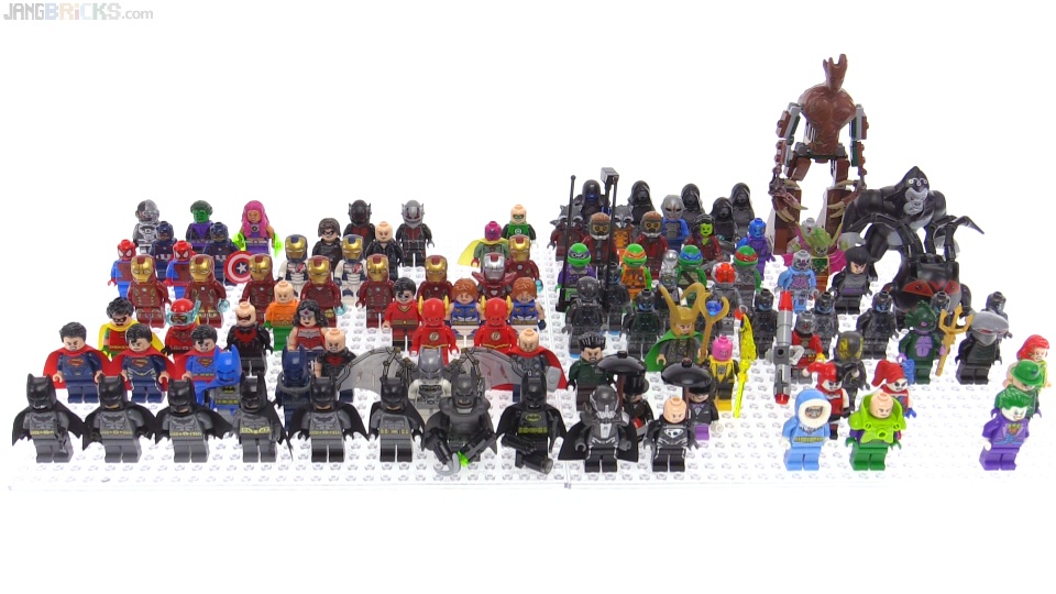 My LEGO comic & super heroes figure "collection"