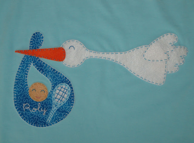 cocodrilova: cigueña azul turquesa