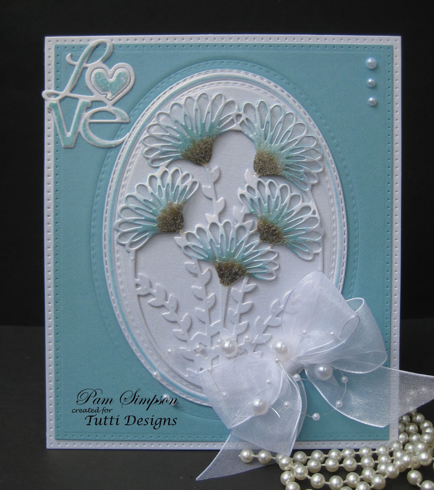 pamscrafts: Frilly Flower Frame.