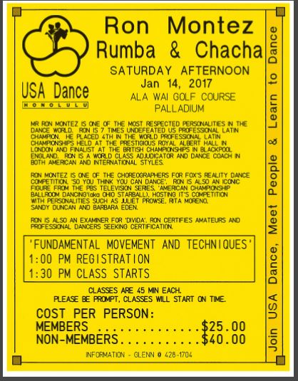 That's Dancing: Ron Montez Workshop