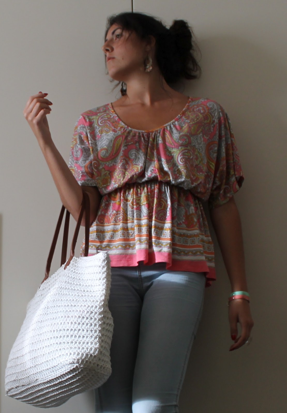 Voulez vous: PINK PATTERNED TOP