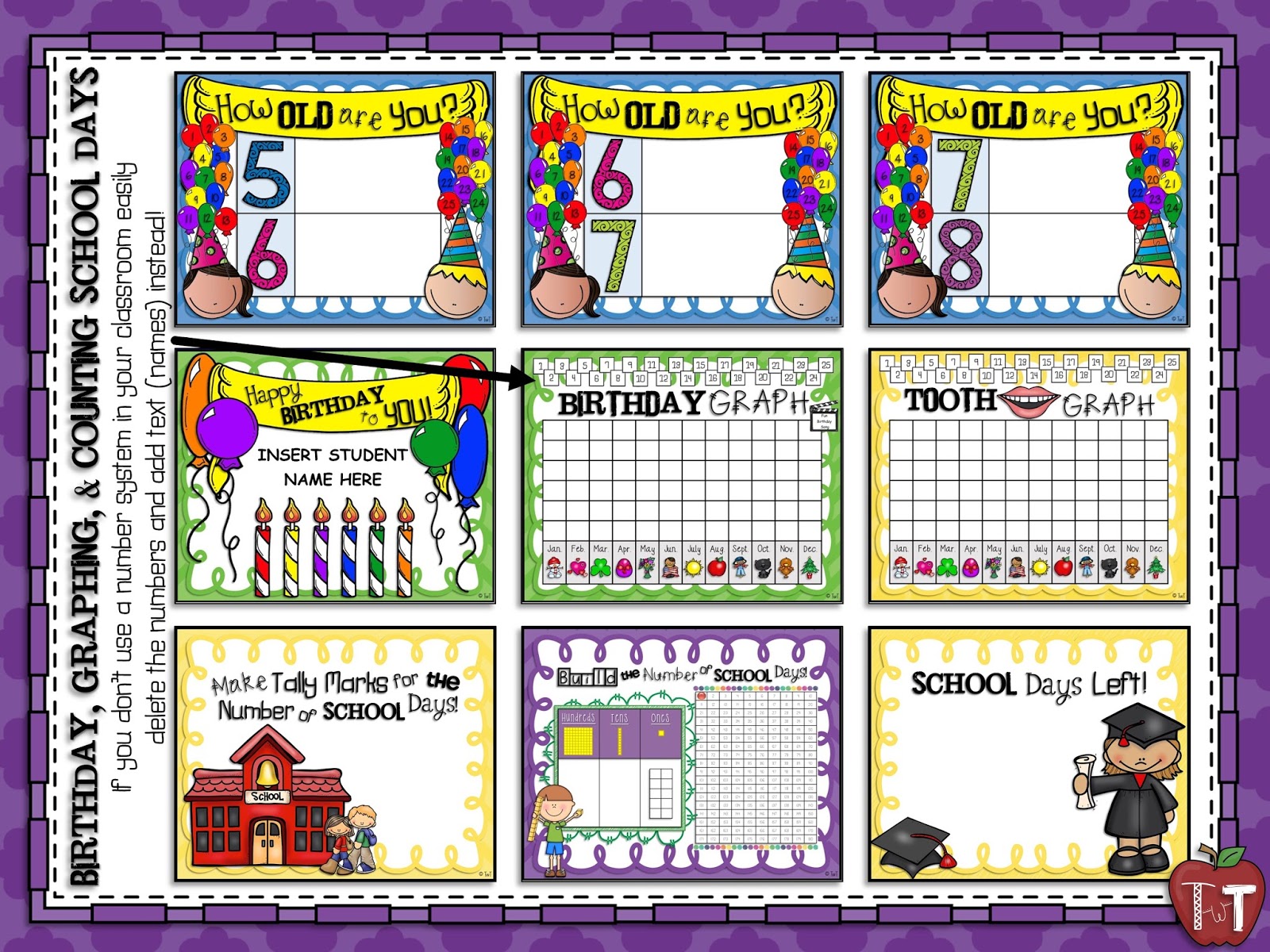 Teaching With Terhune: DIGITAL MORNING MEETING CALENDAR FOR THE SMARTBOARD