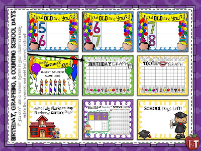 Teaching With Terhune: DIGITAL MORNING MEETING CALENDAR FOR THE SMARTBOARD